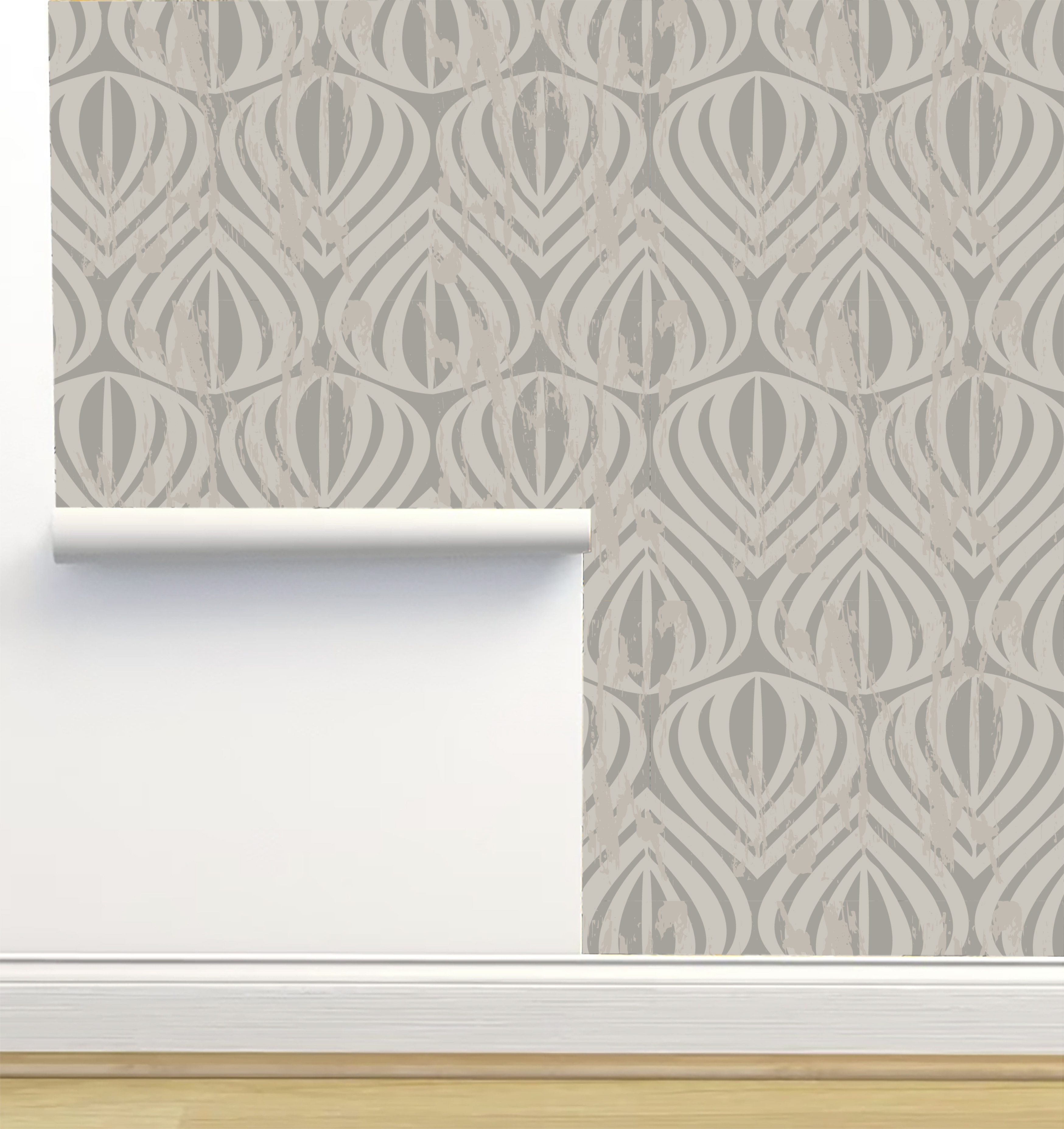Limitless Walls Monor Designs 6' L x 24" W Texture Peel and Stick Wallpaper Roll | Wayfair